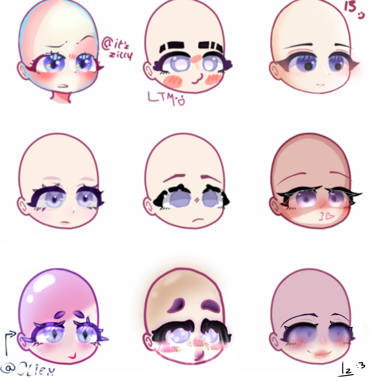 Gacha face collab!!! - ibisPaint