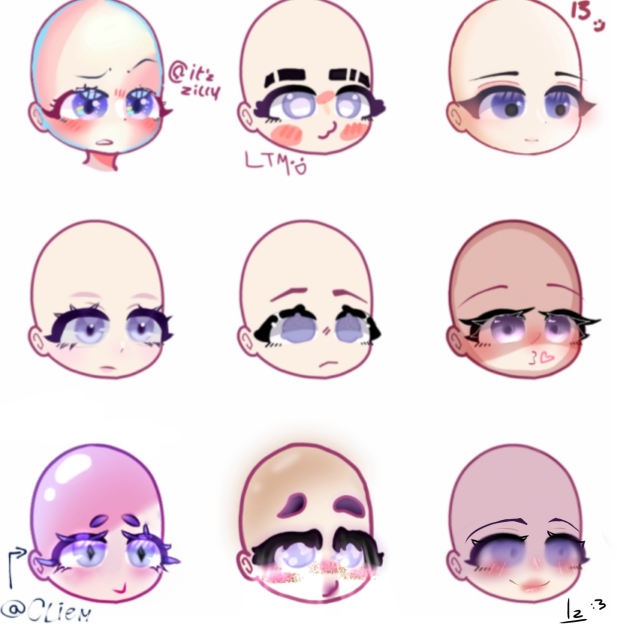 Gacha face collab!!! - ibisPaint