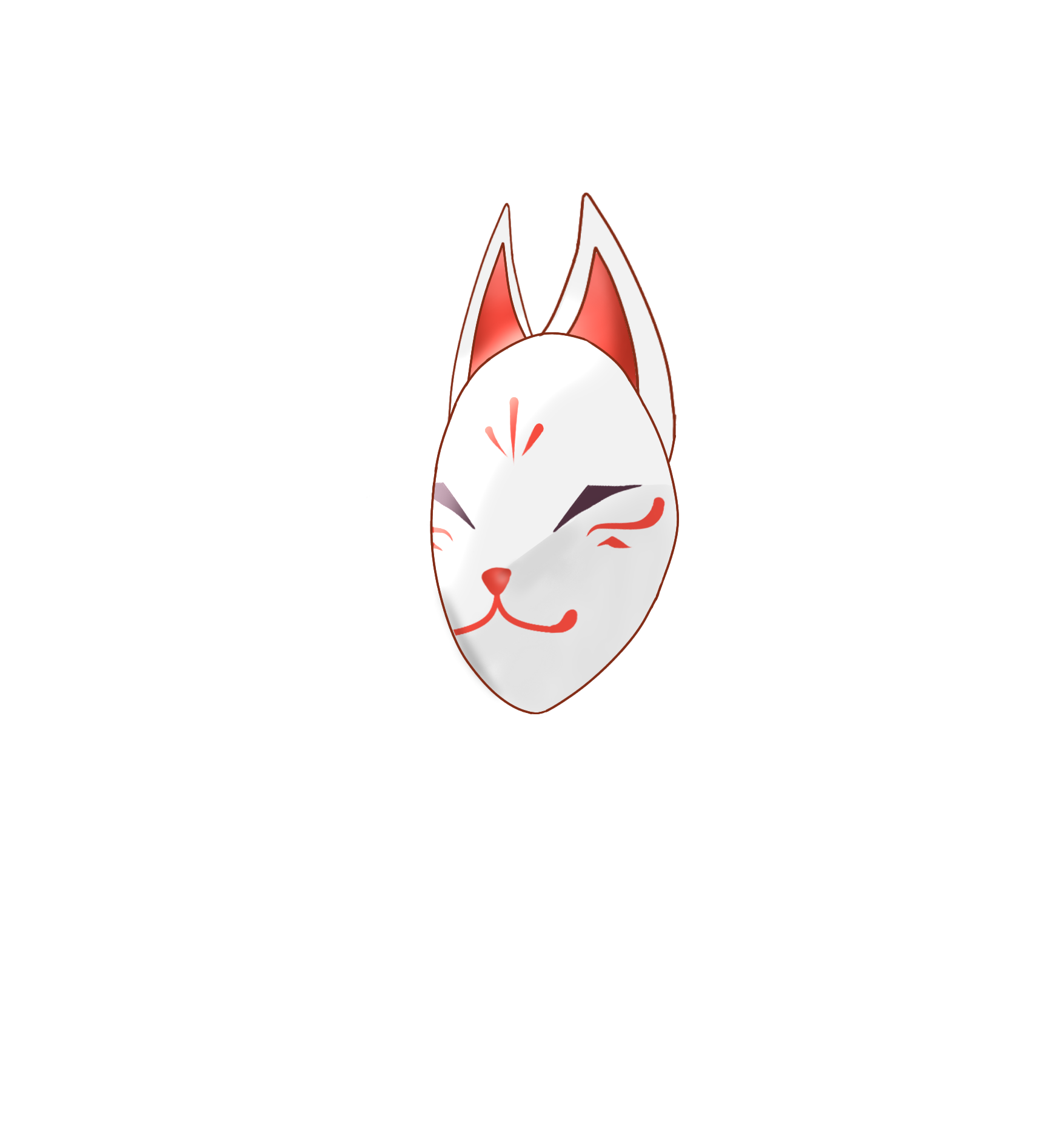 Kitsune Mask - ibisPaint