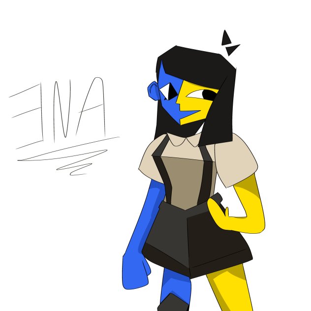 ENA! 💙💛🖤 - ibisPaint