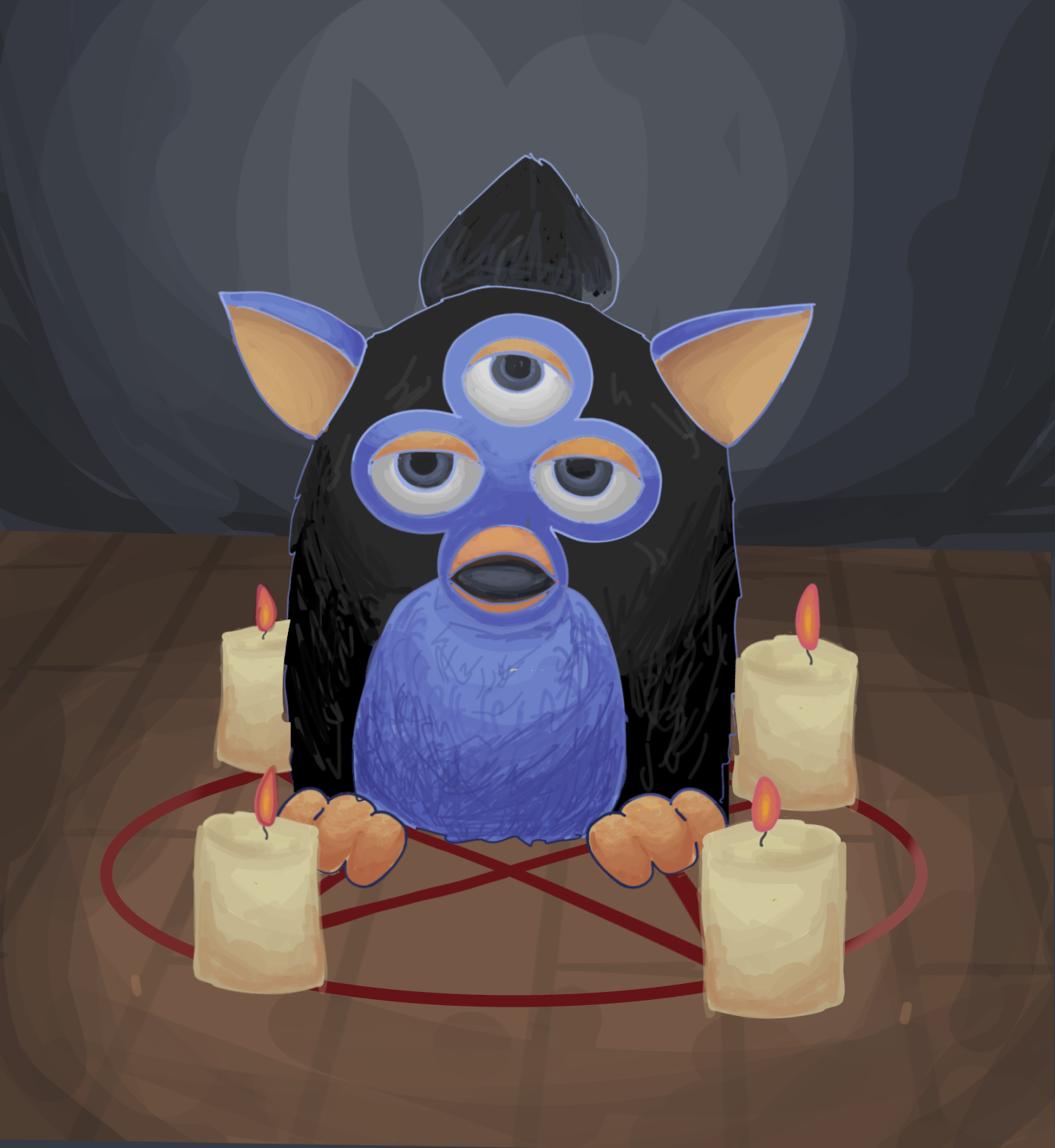 Evil Furby - ibisPaint