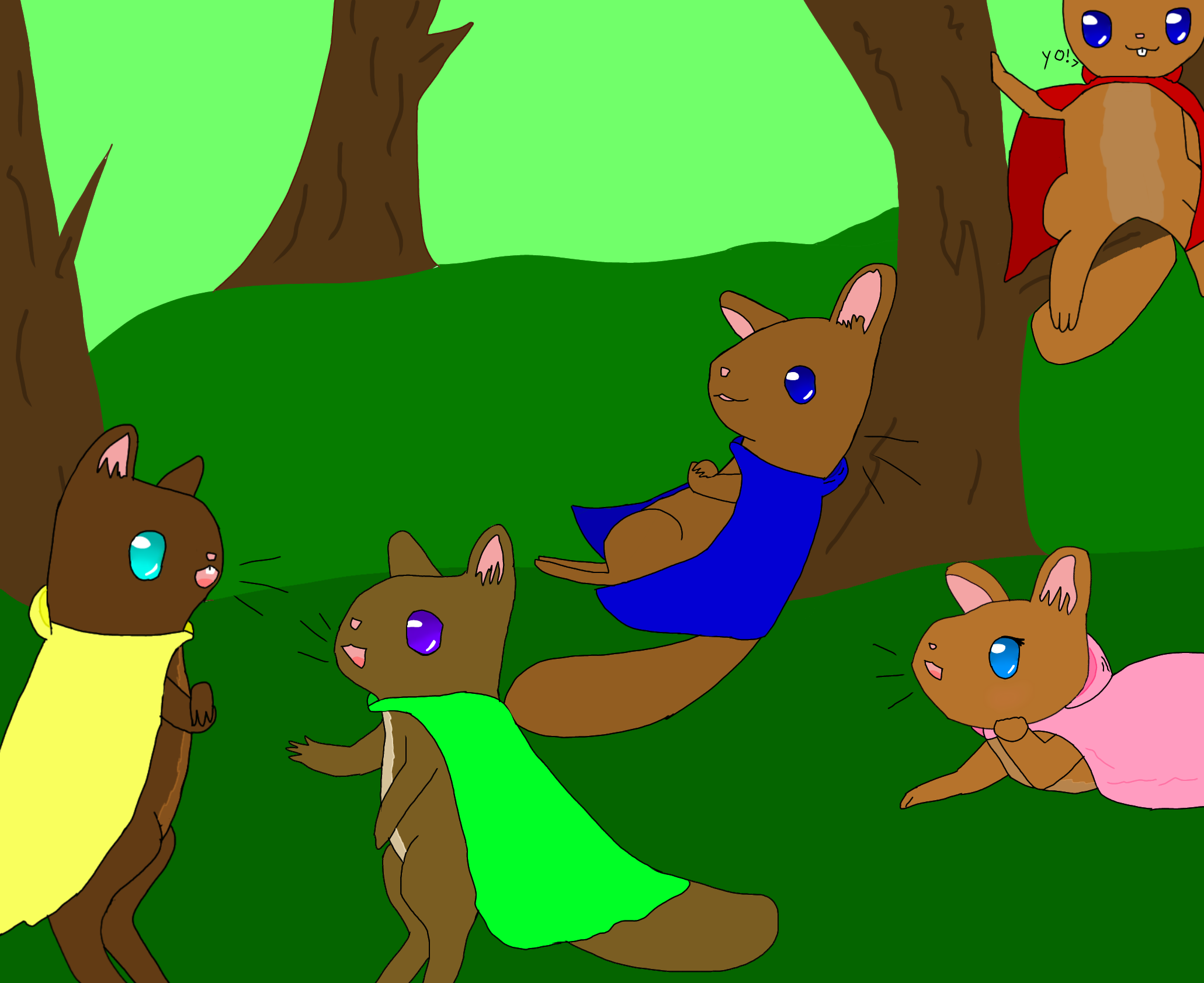 More squirrels - ibisPaint