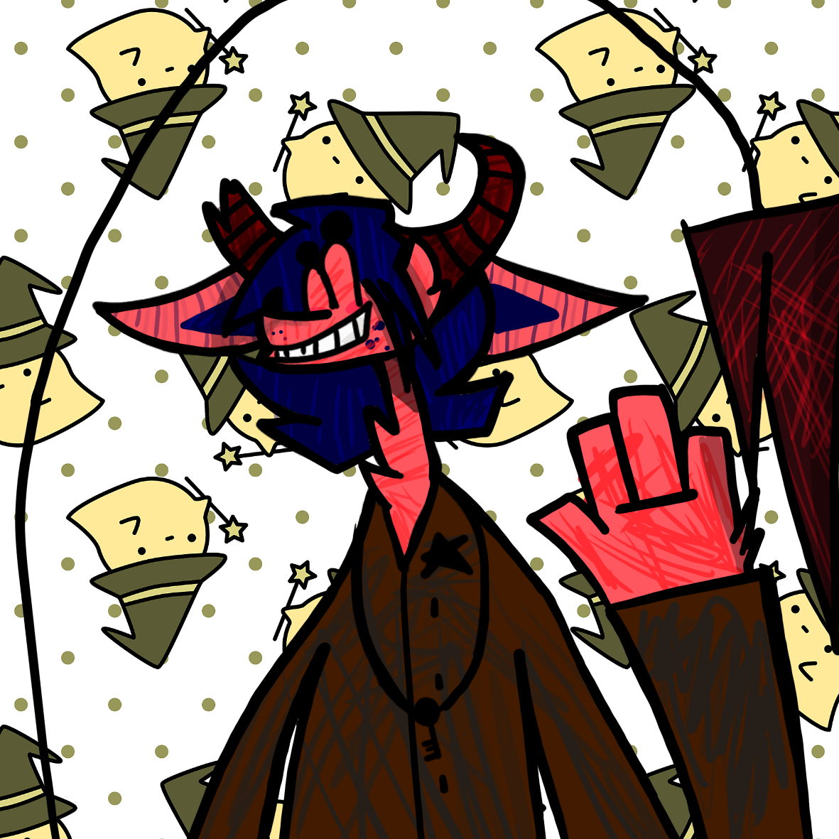 paper demon (speed paint - ibisPaint