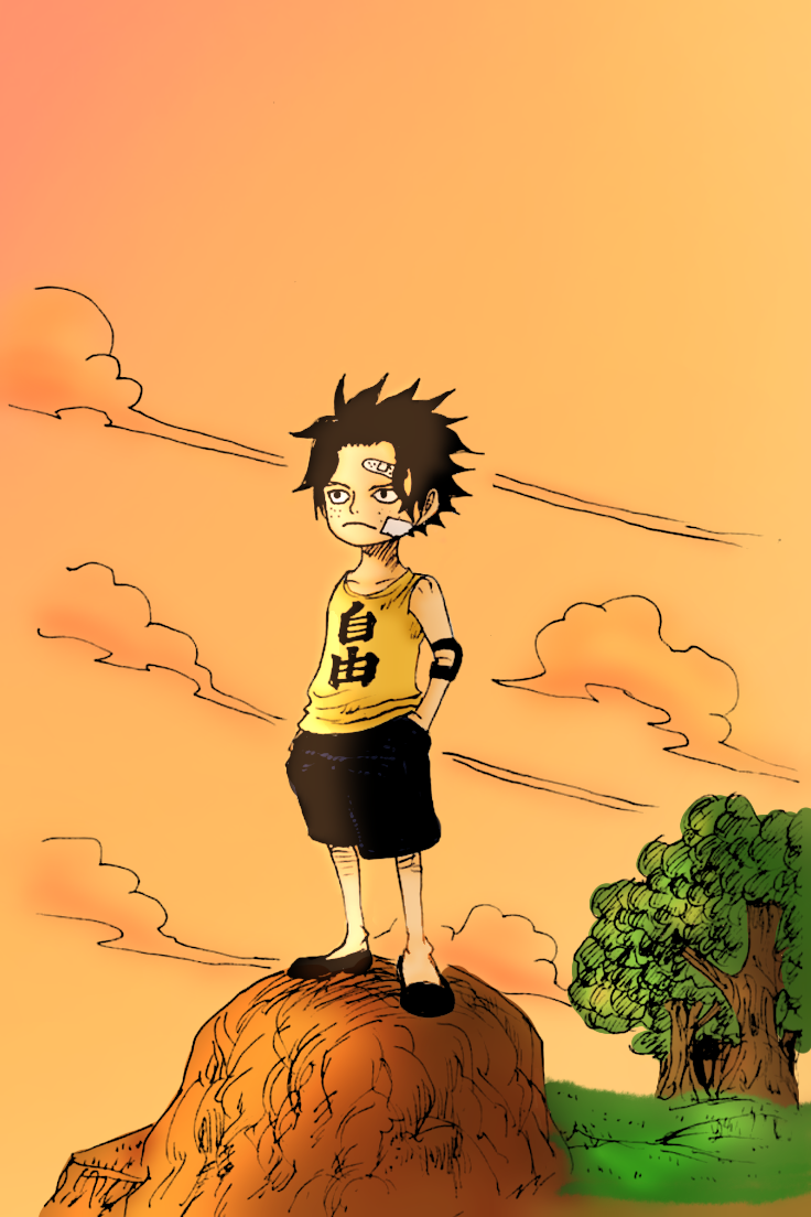 portgas D. Ace chiquito - ibisPaint