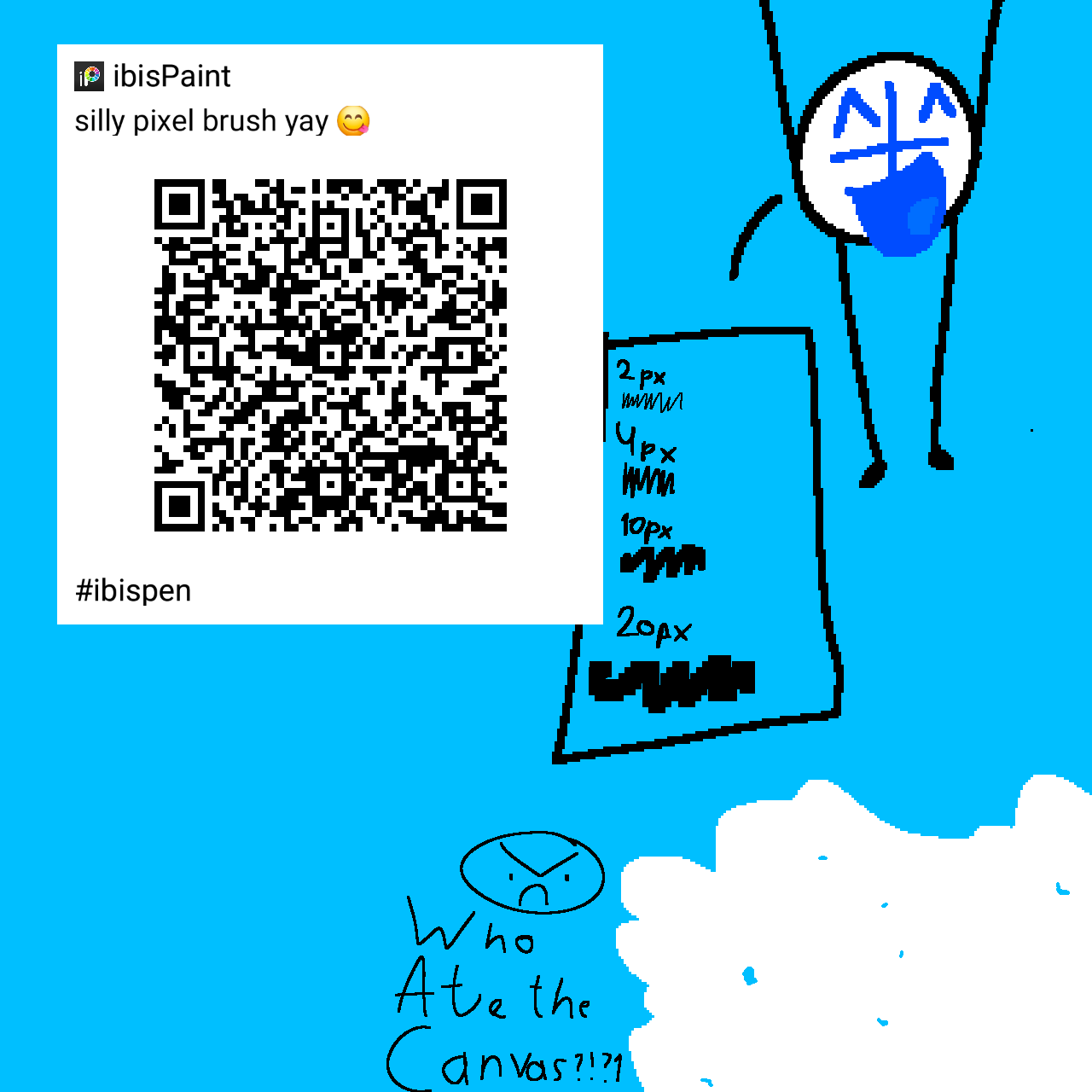 Very funny pixel brush!!!!1!111! - ibisPaint