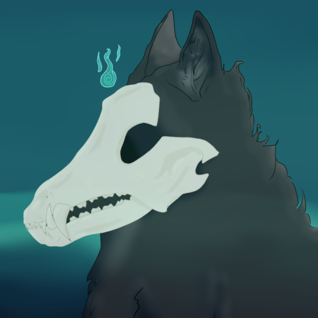 ghost wolf - ibisPaint
