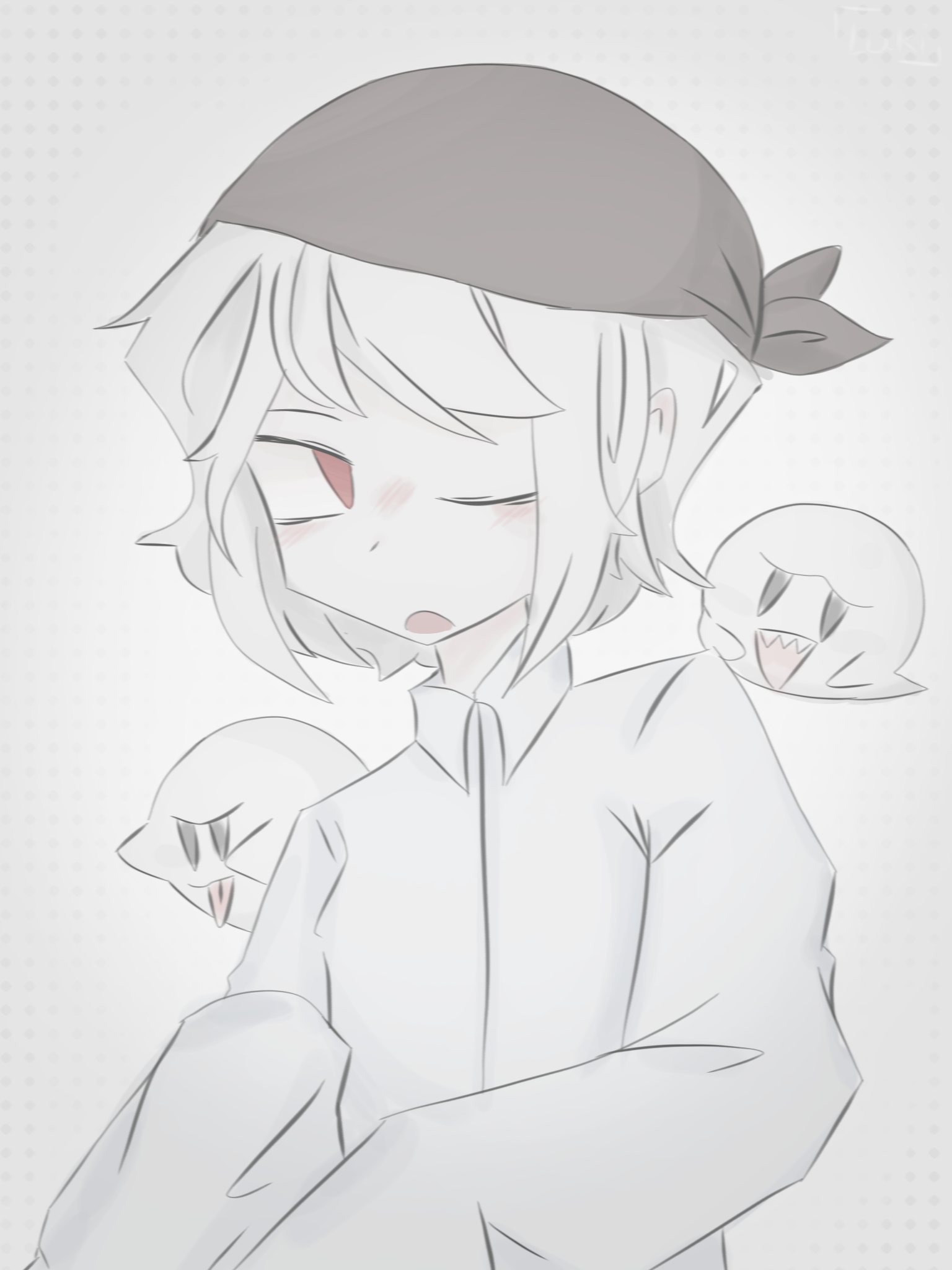 Humanized boo - ibisPaint