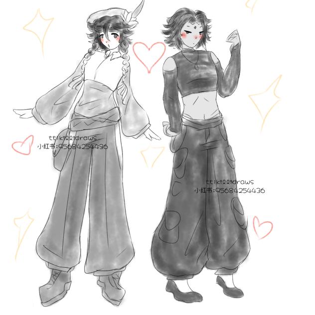 Venti and Xiao - ibisPaint