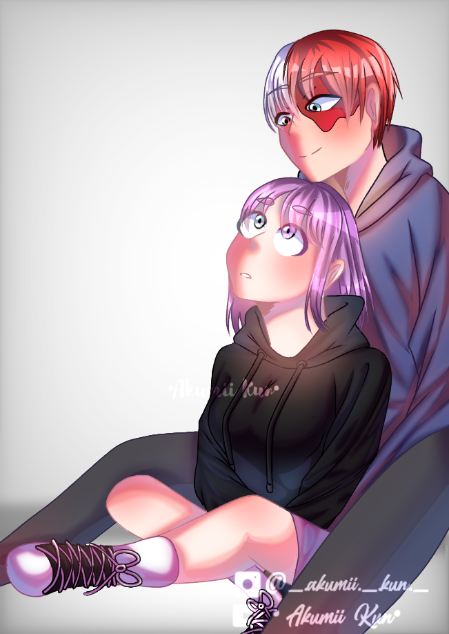 Todoroki × akumii apoyen el ship uvu - ibisPaint