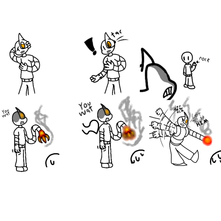 Daily speedpaint #12 anger issues comic - ibisPaint