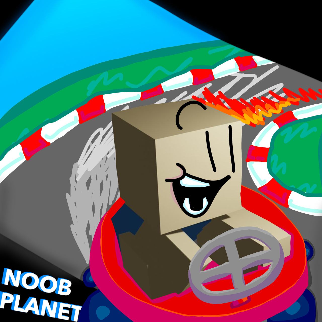 Racing Game Icon - ibisPaint