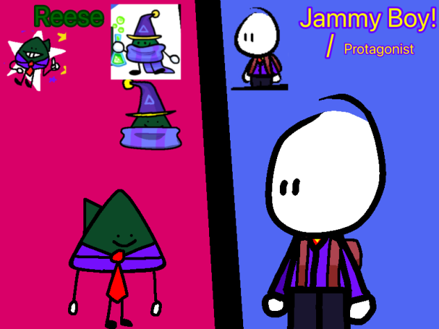 Oddport Academy - Reese and Protagonist - ibisPaint