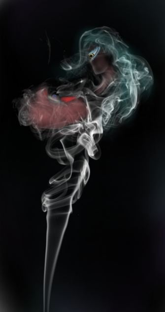 Cyclops mother and her child made out of - ibisPaint