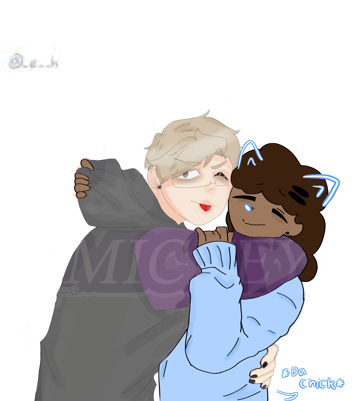 HUG COLLAB W DA CHICK - ibisPaint