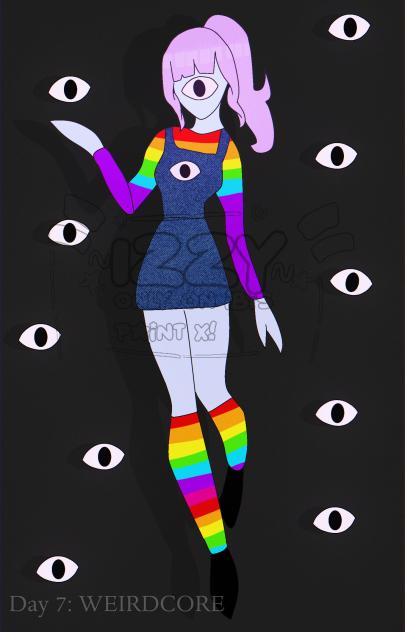 Day 7 WEIRDCORE! - ibisPaint
