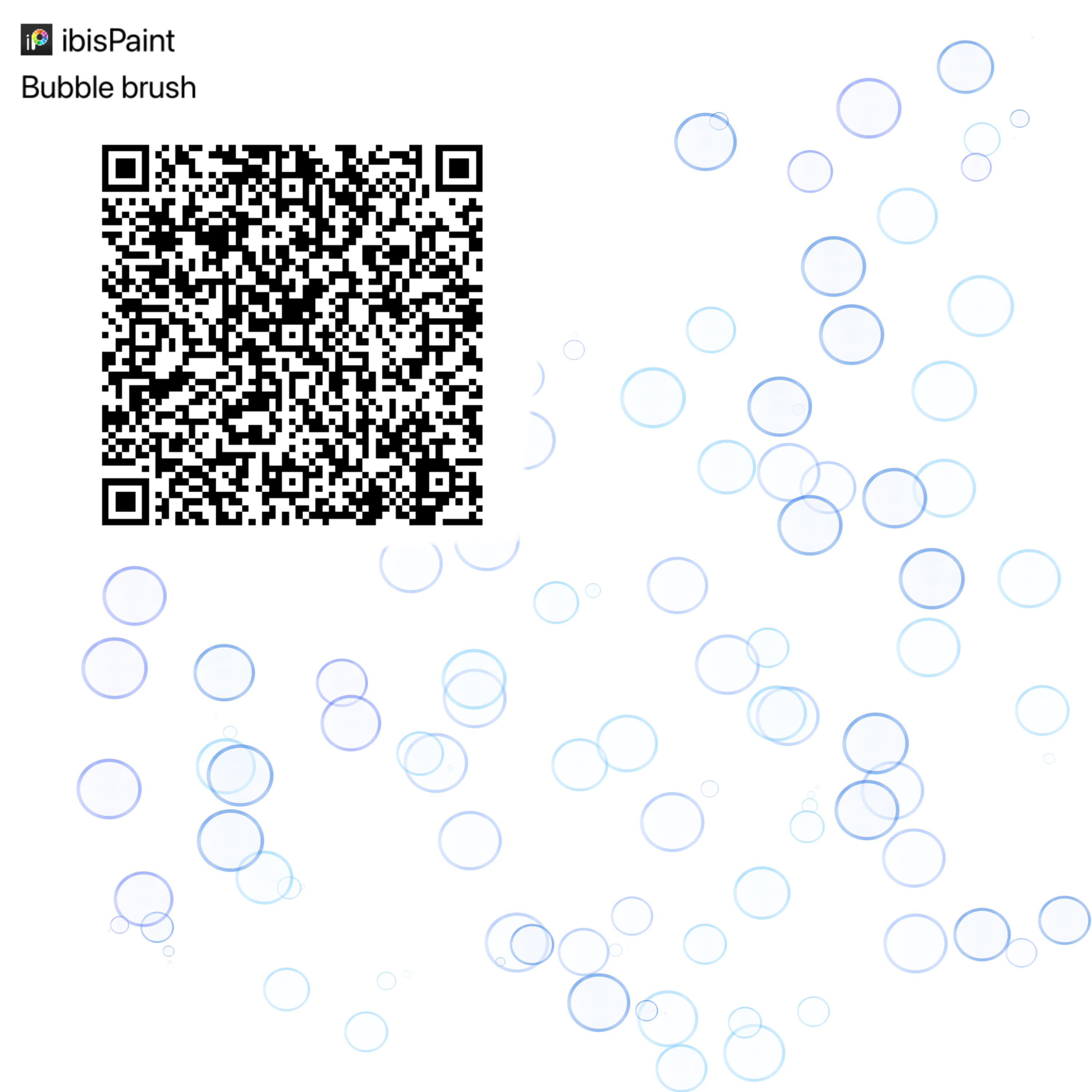 Bubble brush - ibisPaint
