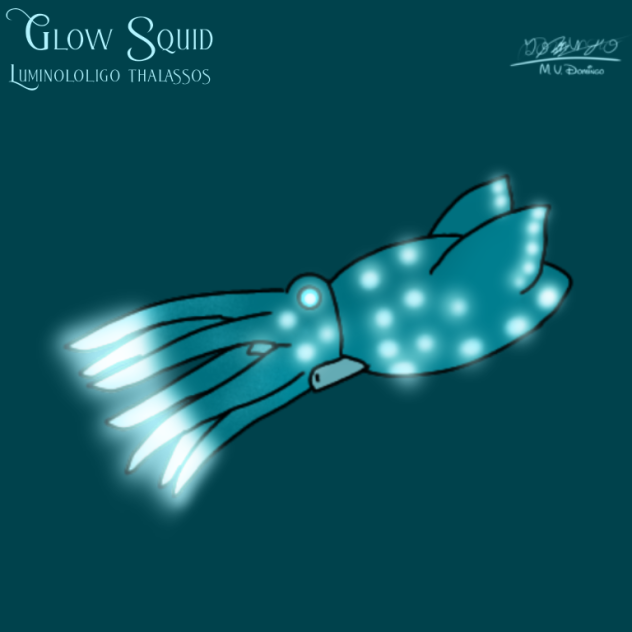 Glow Squid - ibisPaint