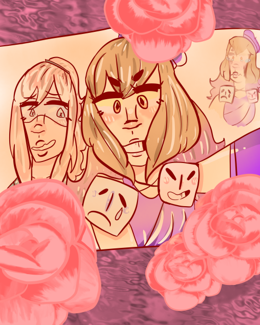 Flowers In The Water - OC drawing - ibisPaint