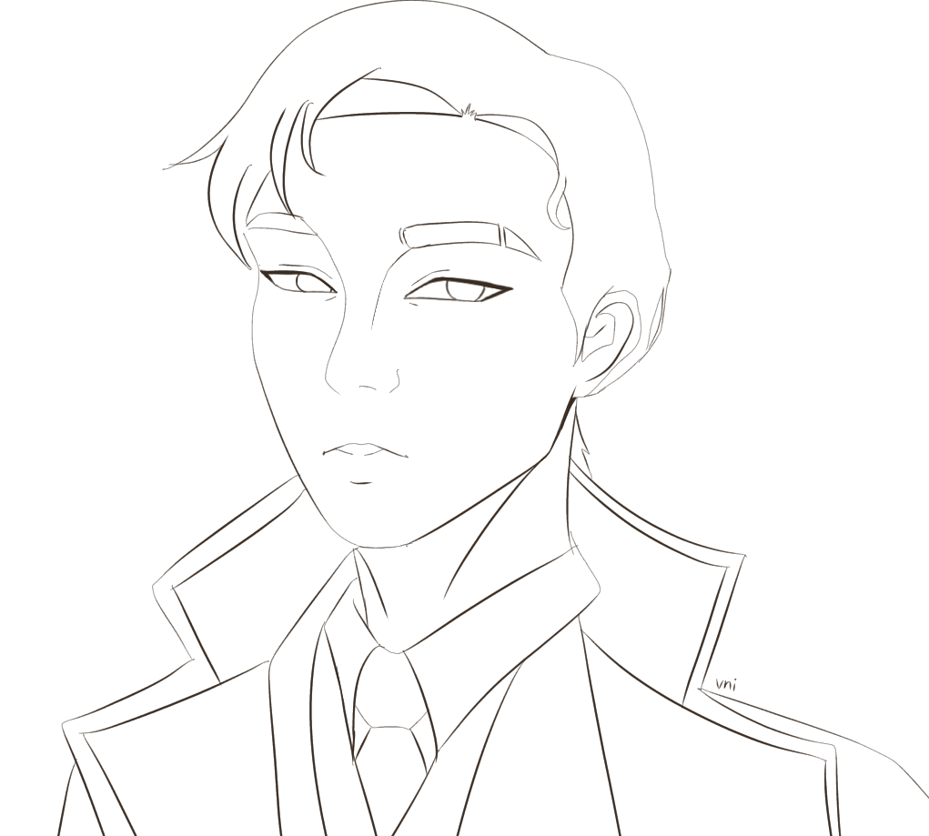 Vampire lineart - ibisPaint