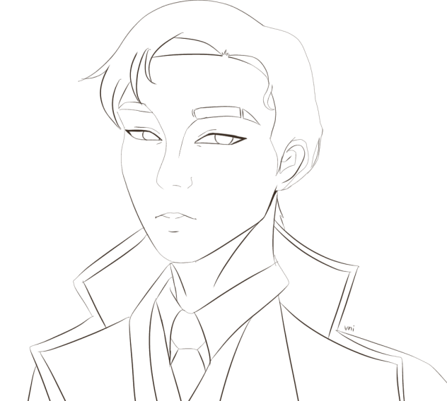 Vampire lineart - ibisPaint