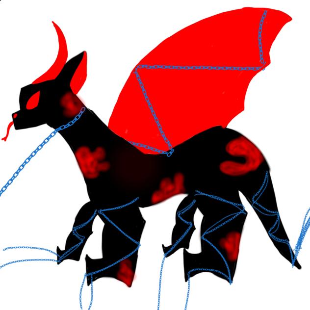 The cursed dragon - ibisPaint