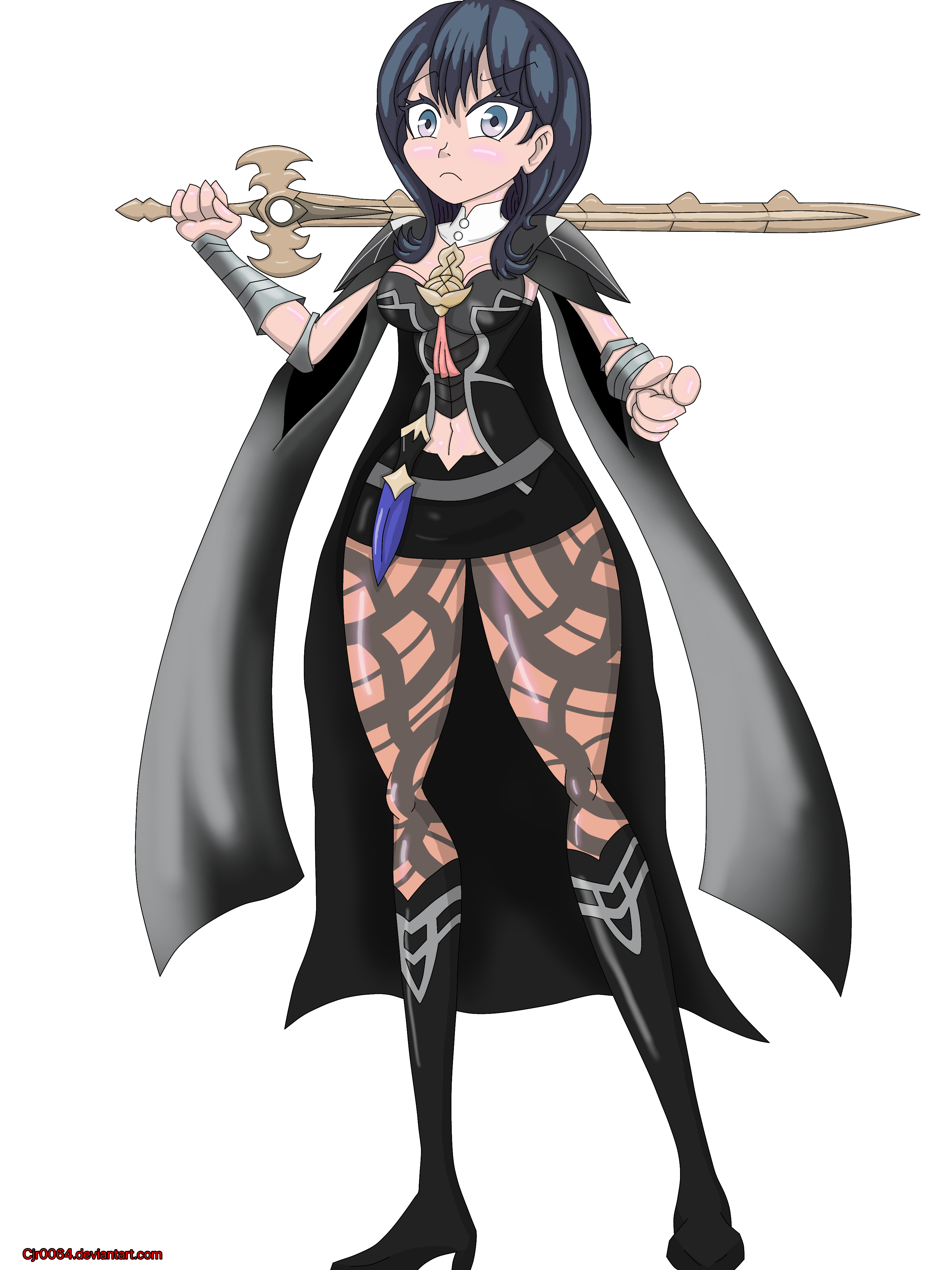 Drawing Female Byleth to Rika Takarada - ibisPaint