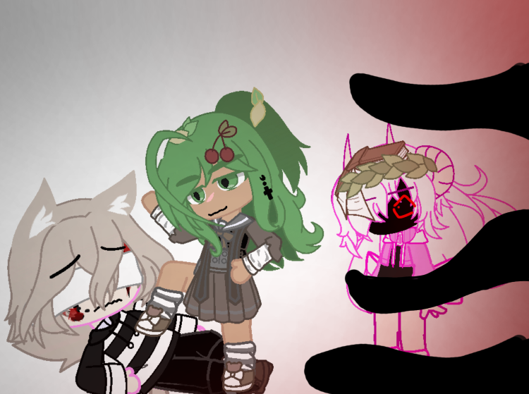 You dare hurt her bestie - ibisPaint