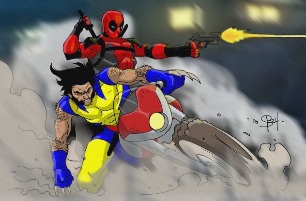 Deadpool n Wolverine - ibisPaint