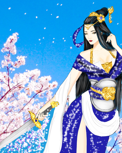 girl and sword - ibisPaint