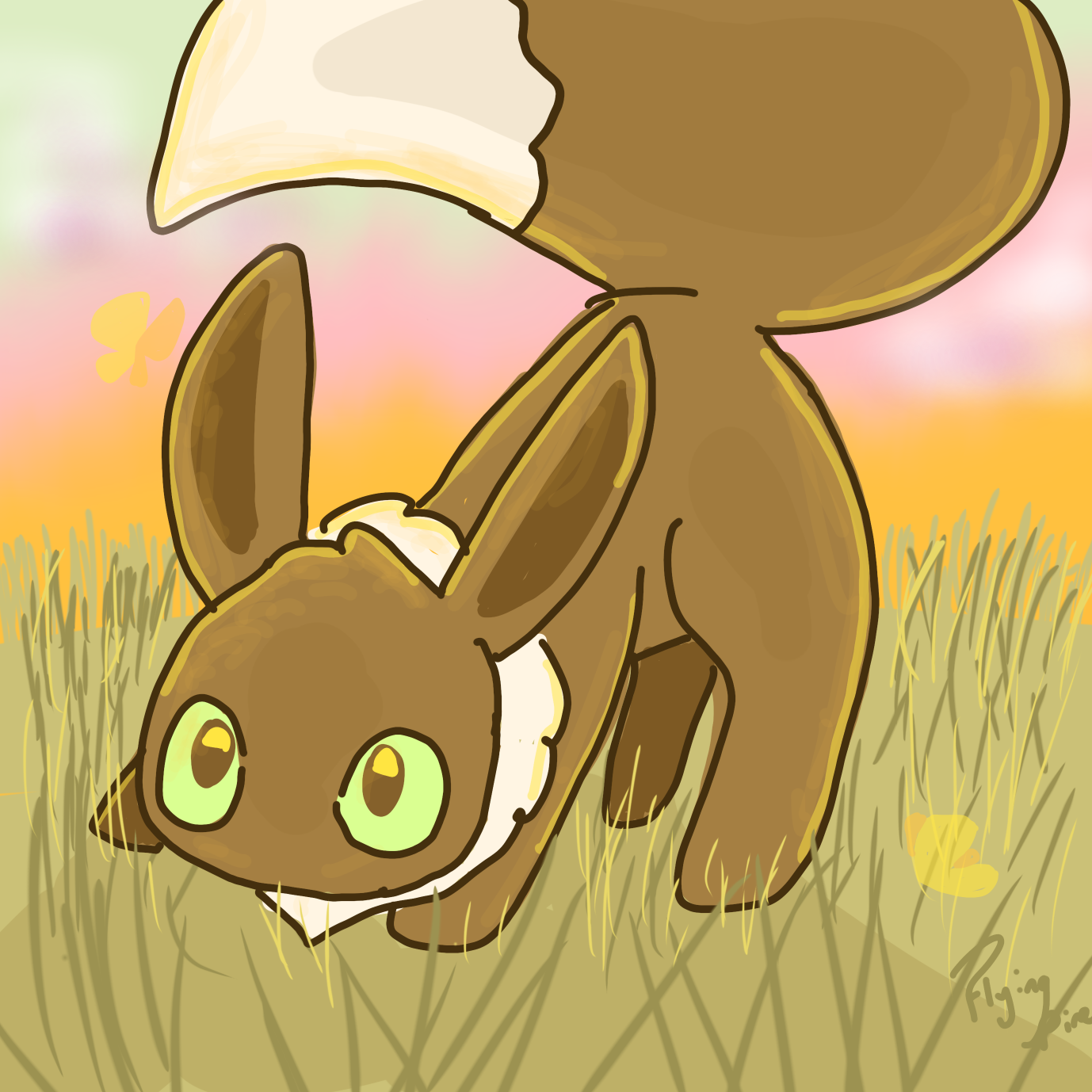 Eevee Zoomies - ibisPaint