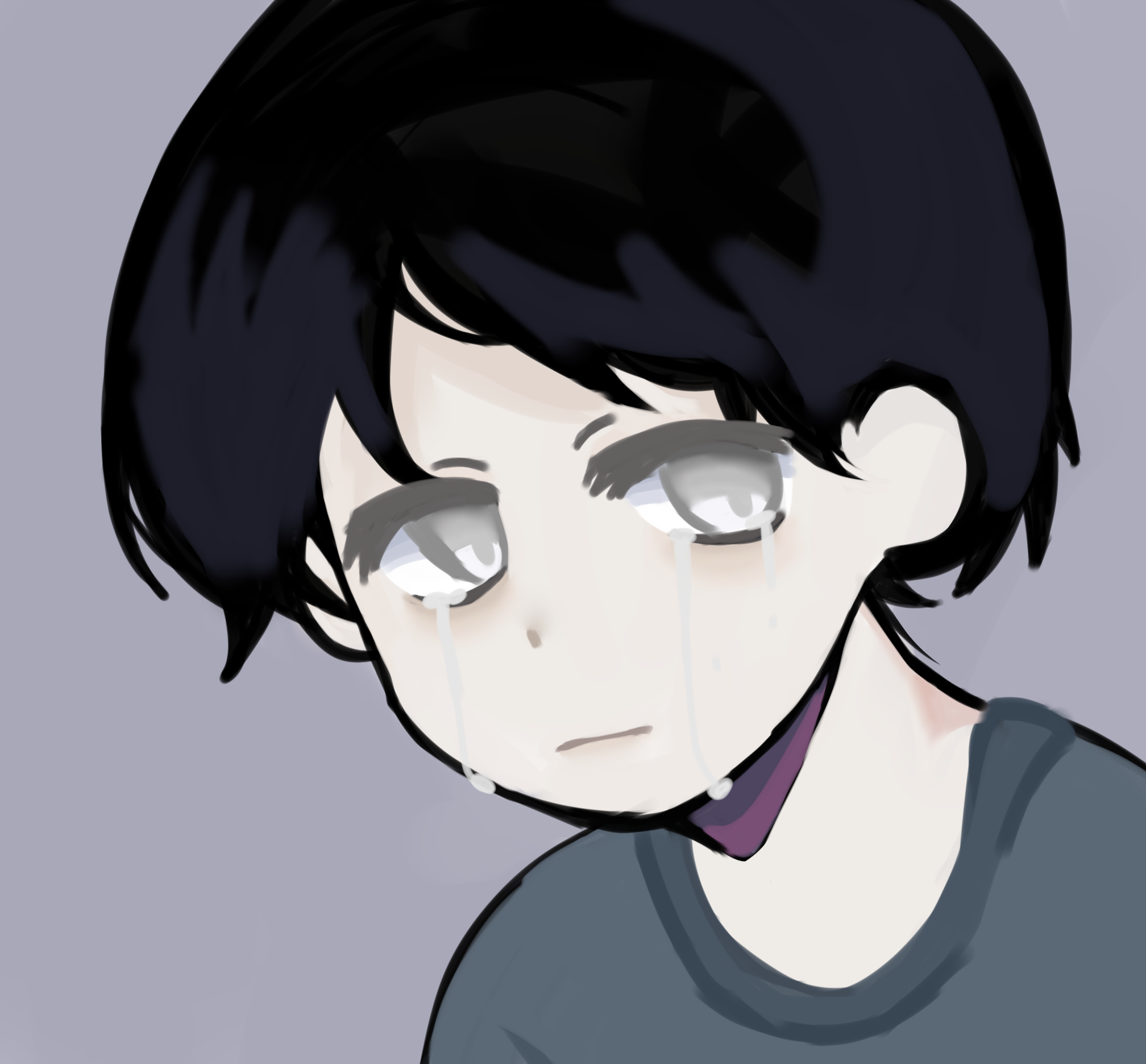 Depressed or Mental Breakdown - ibisPaint