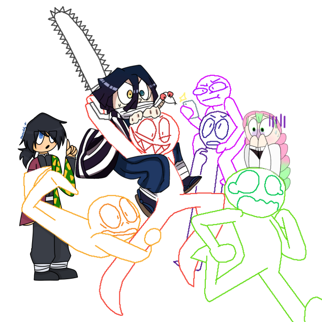 Hashira collab! - ibisPaint