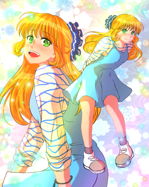 celestial blue girl - ibisPaint