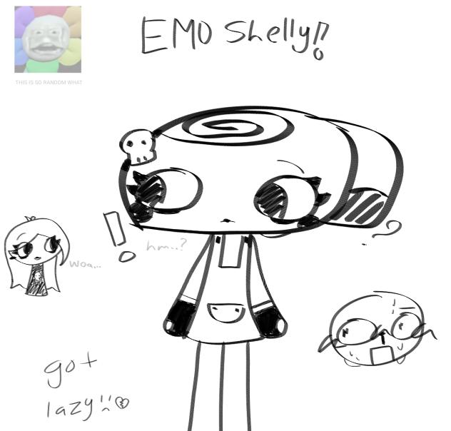 totally not emo shelly - ibisPaint