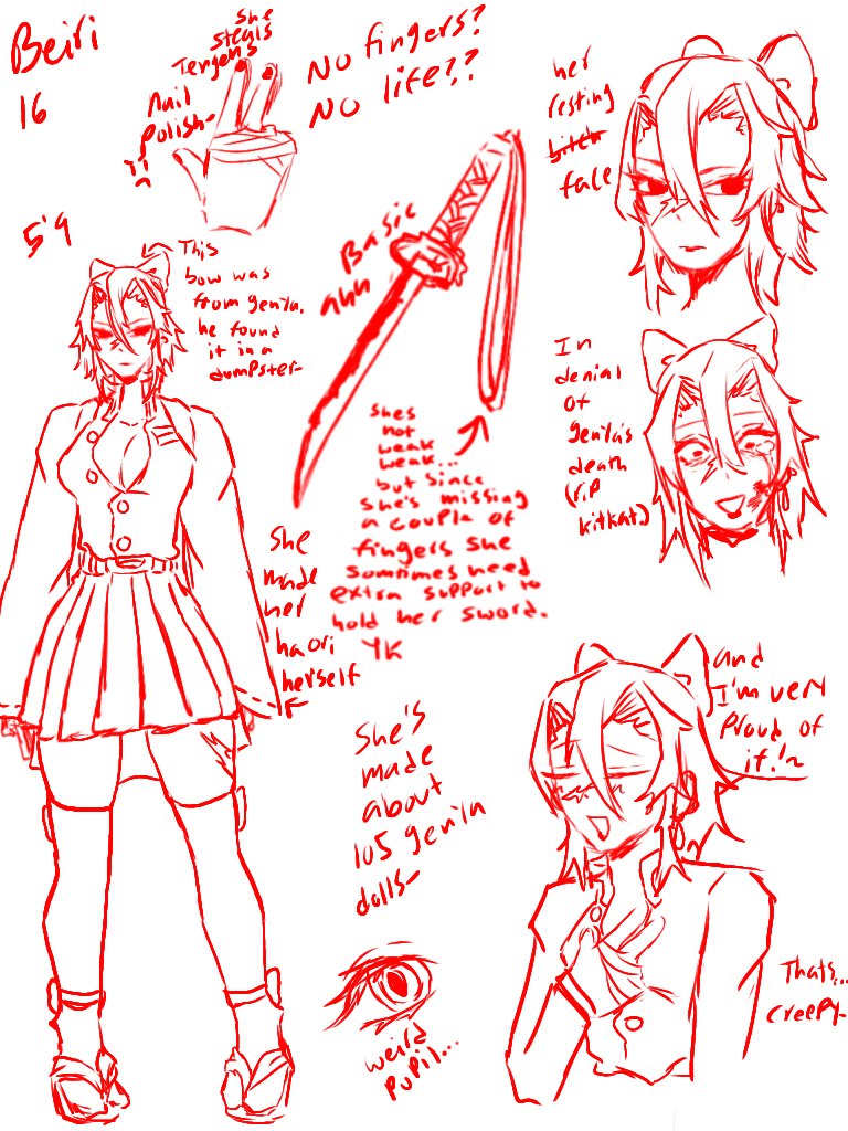 a character reff - ibisPaint