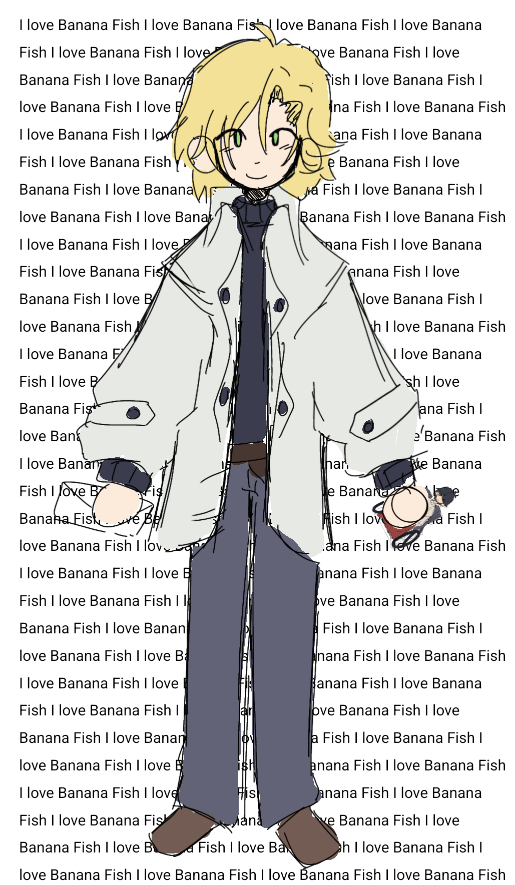 I love Banana Fish I love Banana Fish - ibisPaint