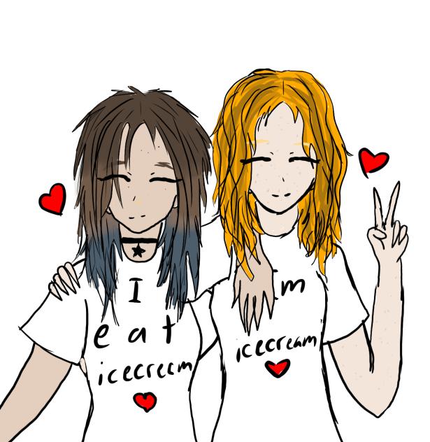 NEW AND IMPROVED MATCHING PFP! UvU - ibisPaint