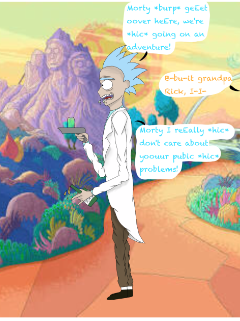 Rick from Rick and Morty - ibisPaint