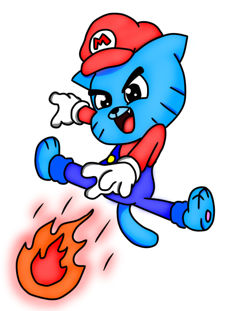 Mario(gumball) - ibisPaint