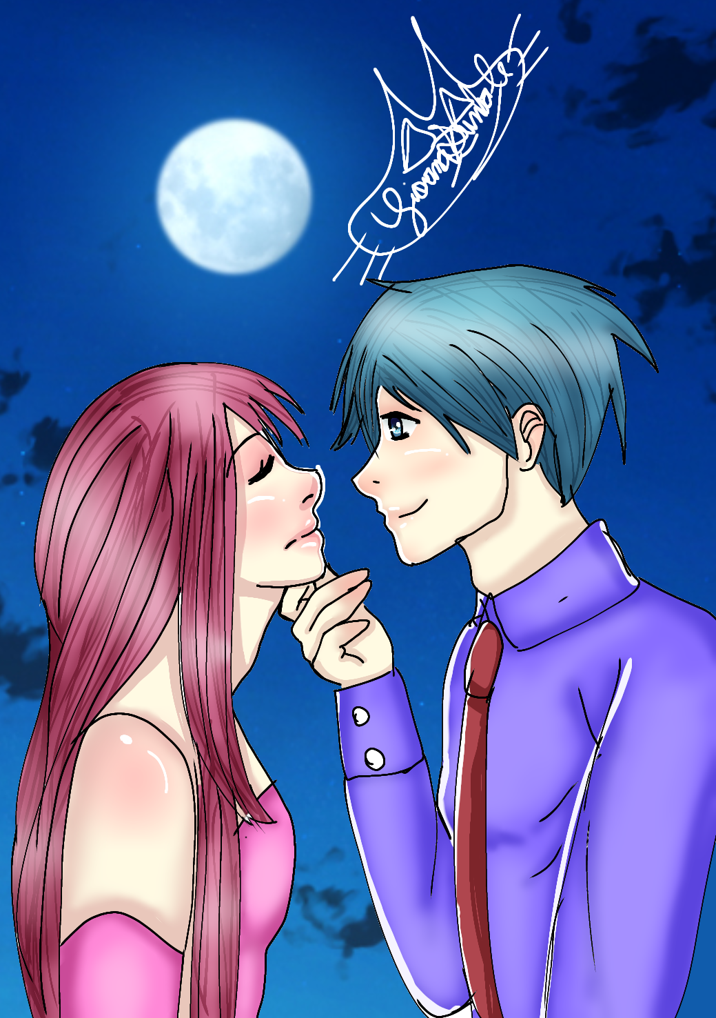 kiss me please - ibisPaint