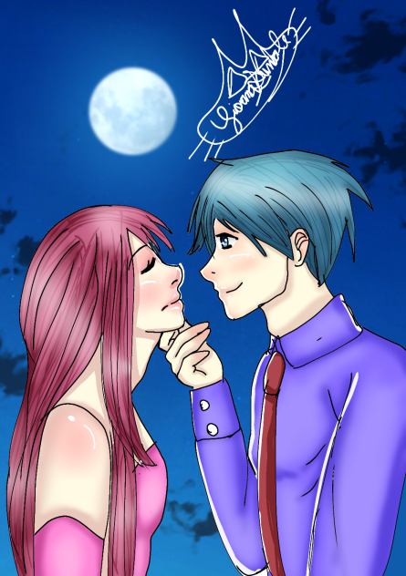 kiss me please - ibisPaint