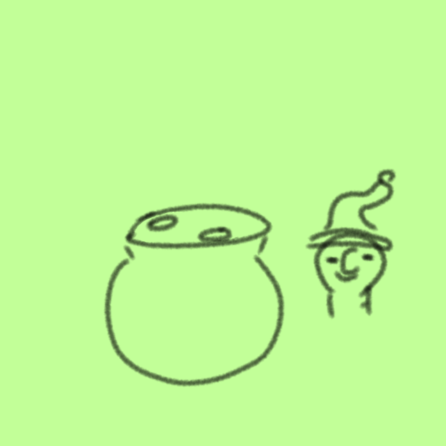 witch's cauldron - ibisPaint