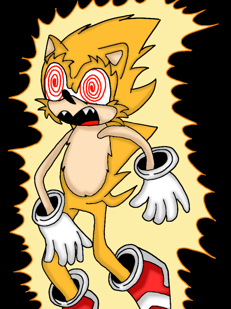 Dibujo de Super Sonic Fleetway - ibisPaint