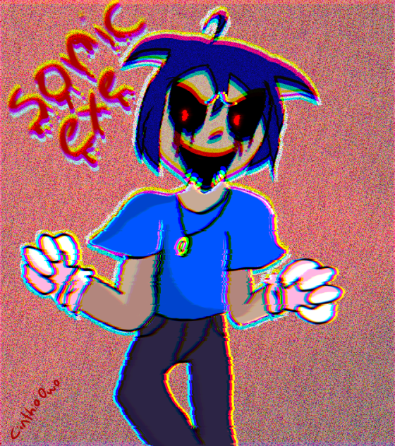 Sonic exe - ibisPaint