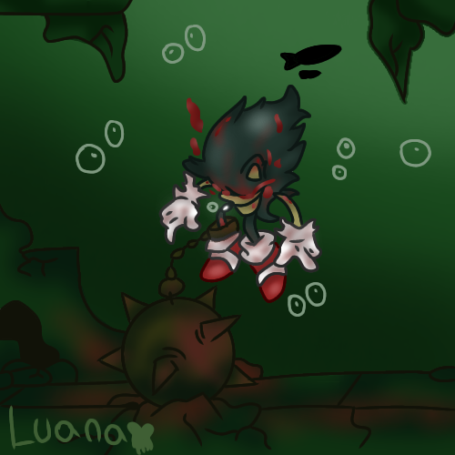 drowning sonic - ibisPaint