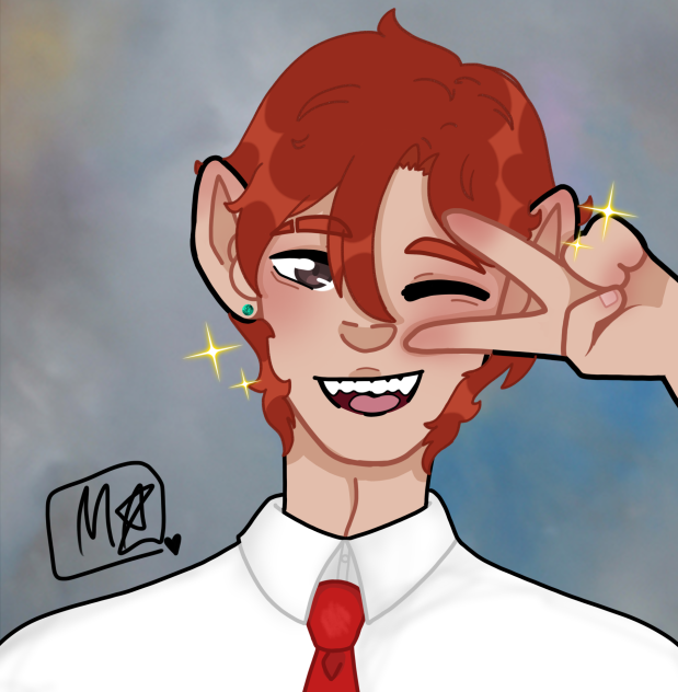 Riki high school AU - ibisPaint