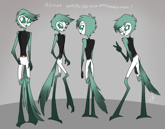 Rohan 💚 versão (Helluva boss) Descrição - ibisPaint