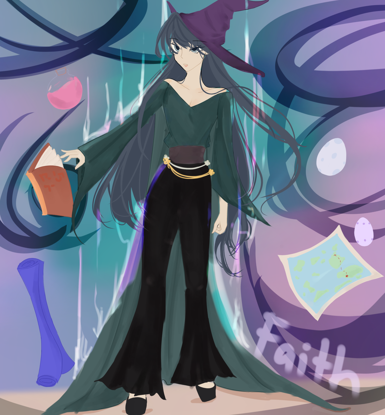 EASTER WITCH - ibisPaint