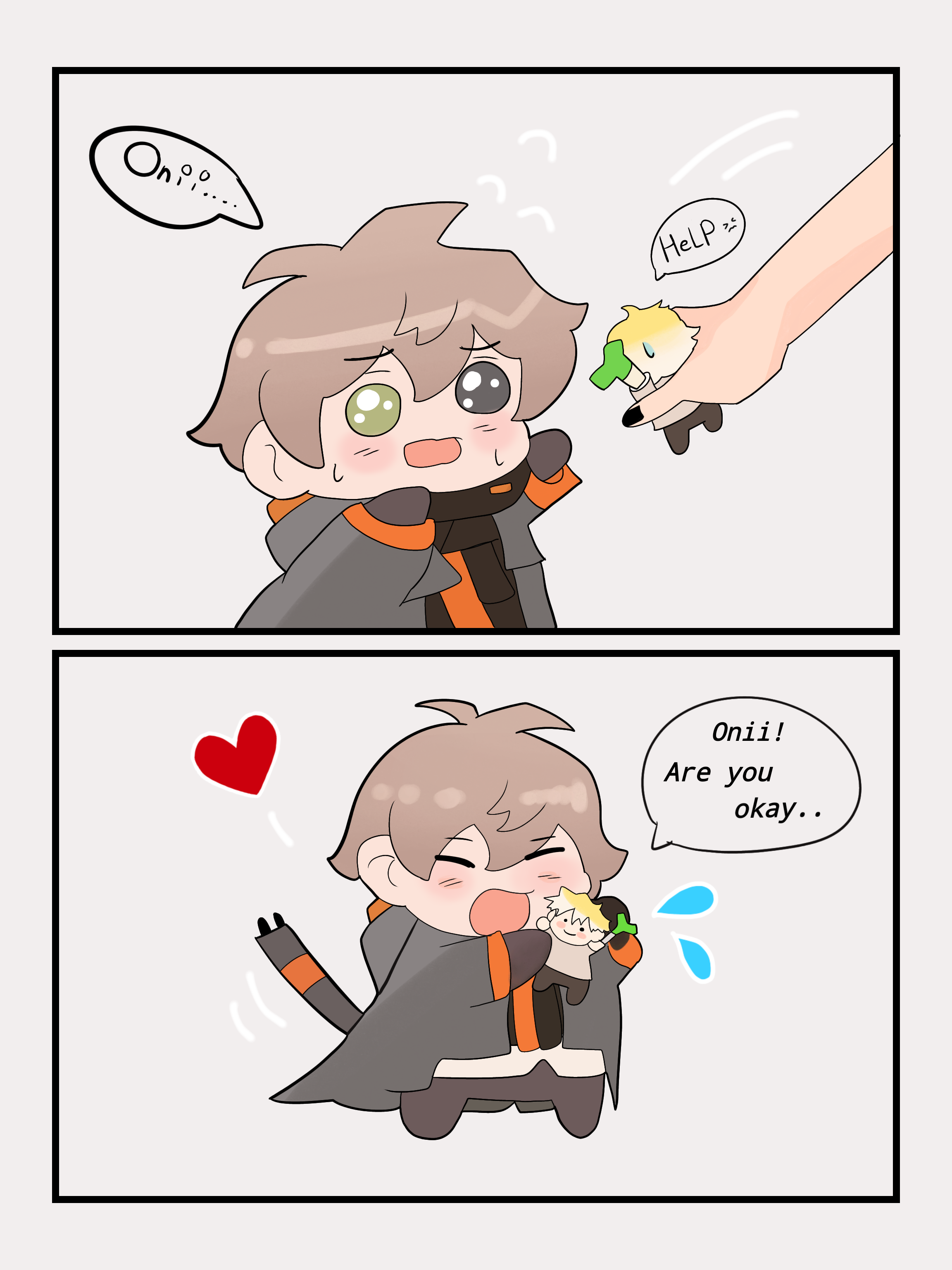 he will never let him go 😟 - ibisPaint