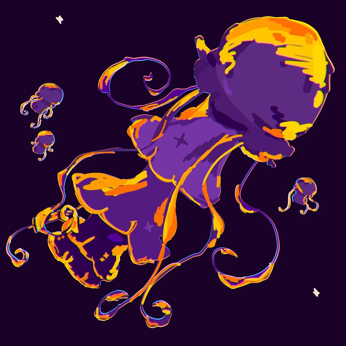 jelly fish - ibisPaint